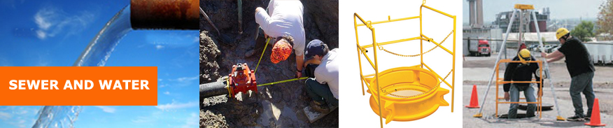 Manhole blower, gas monitor, Safety tripod distributor
